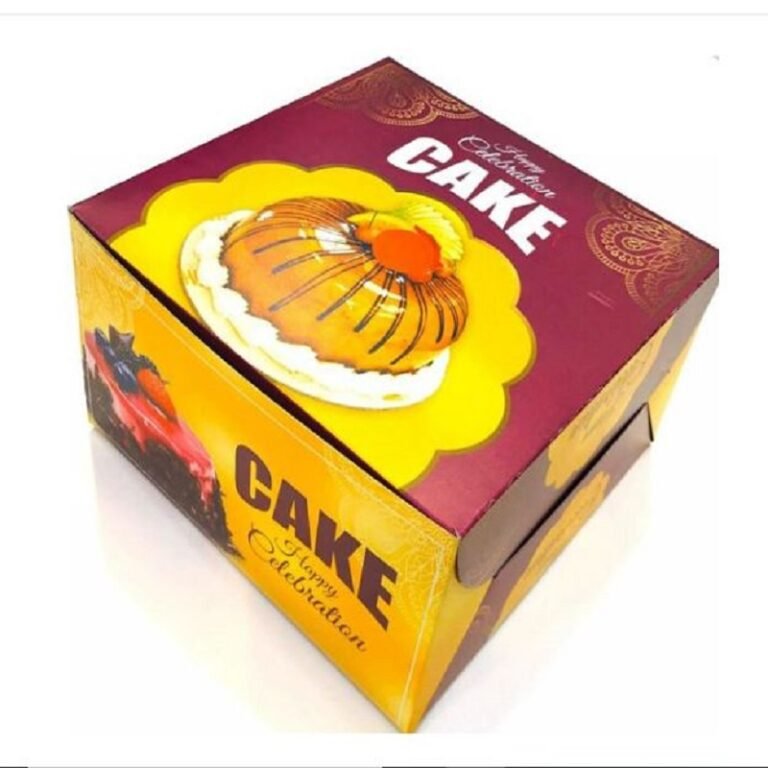 Cake Packaging Box 8*8*4 for 500g Cake (Random Design Set of 10 ...